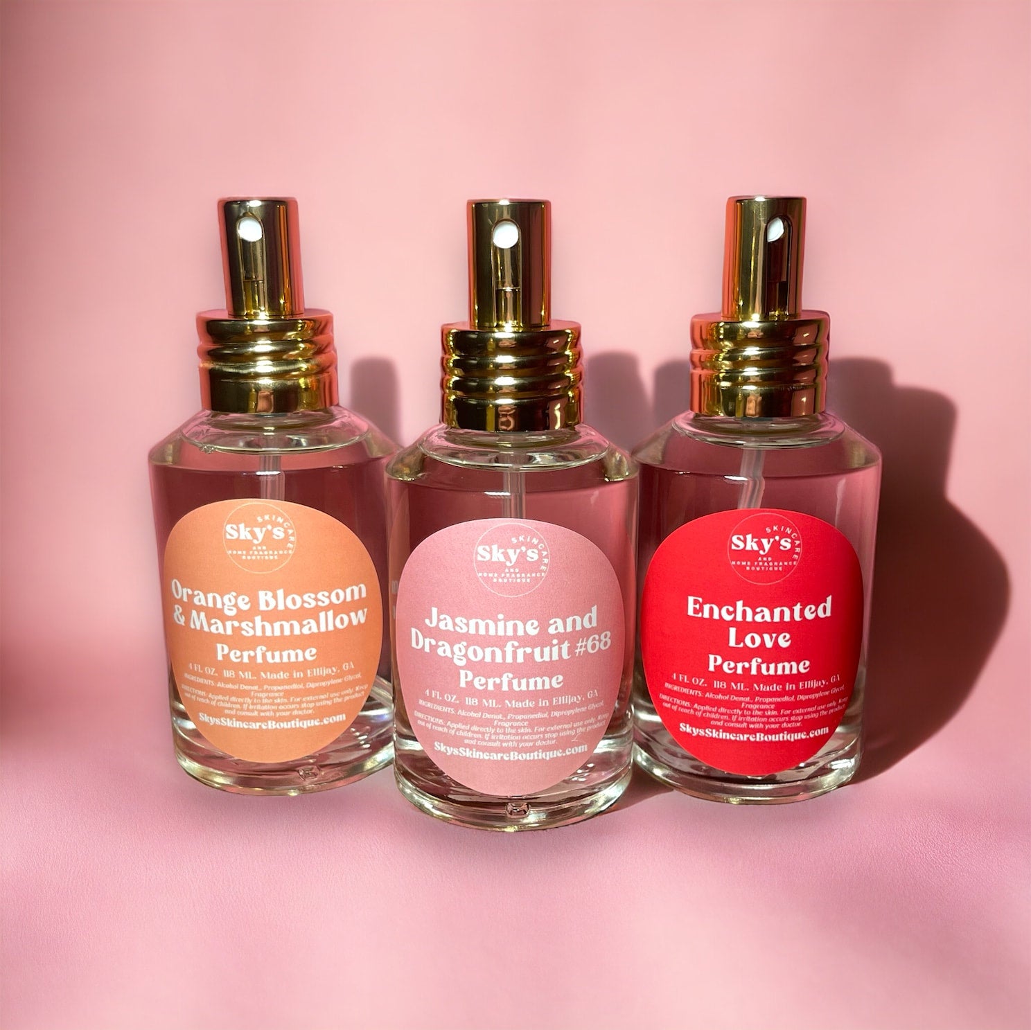 Perfume 4oz | Sky's Skincare and Home Fragrance Boutique